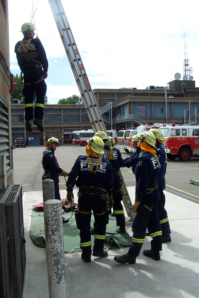 Paul's Fire Fighter Training Pictures